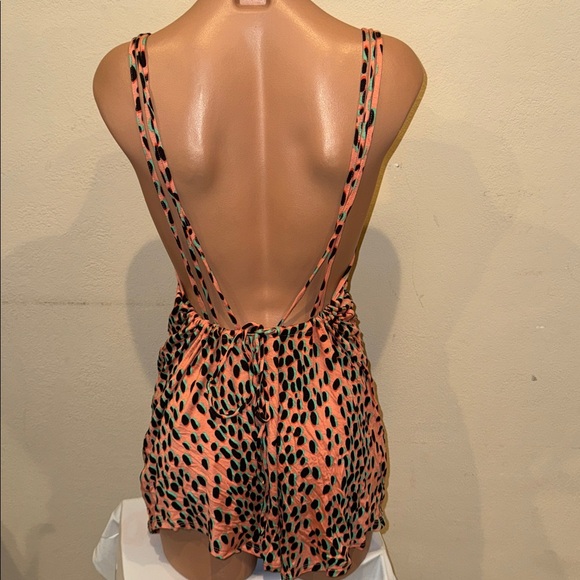 Bar III | Swim | Nwt Bar Iii Bikini Swimsuit Cover Up Dalmatian Peach ...
